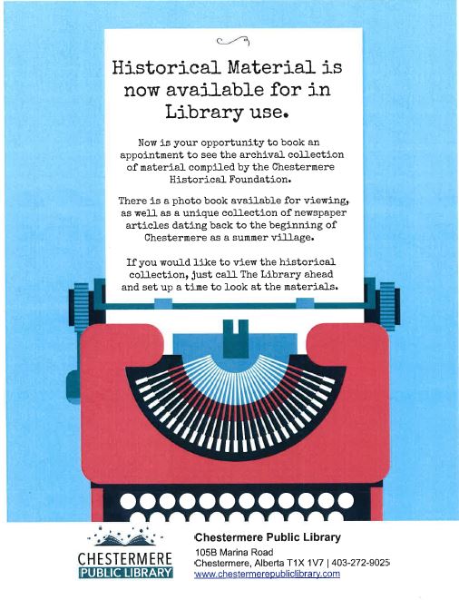 2017 Poster for Newspaper Collection at Library - Chestermere ...