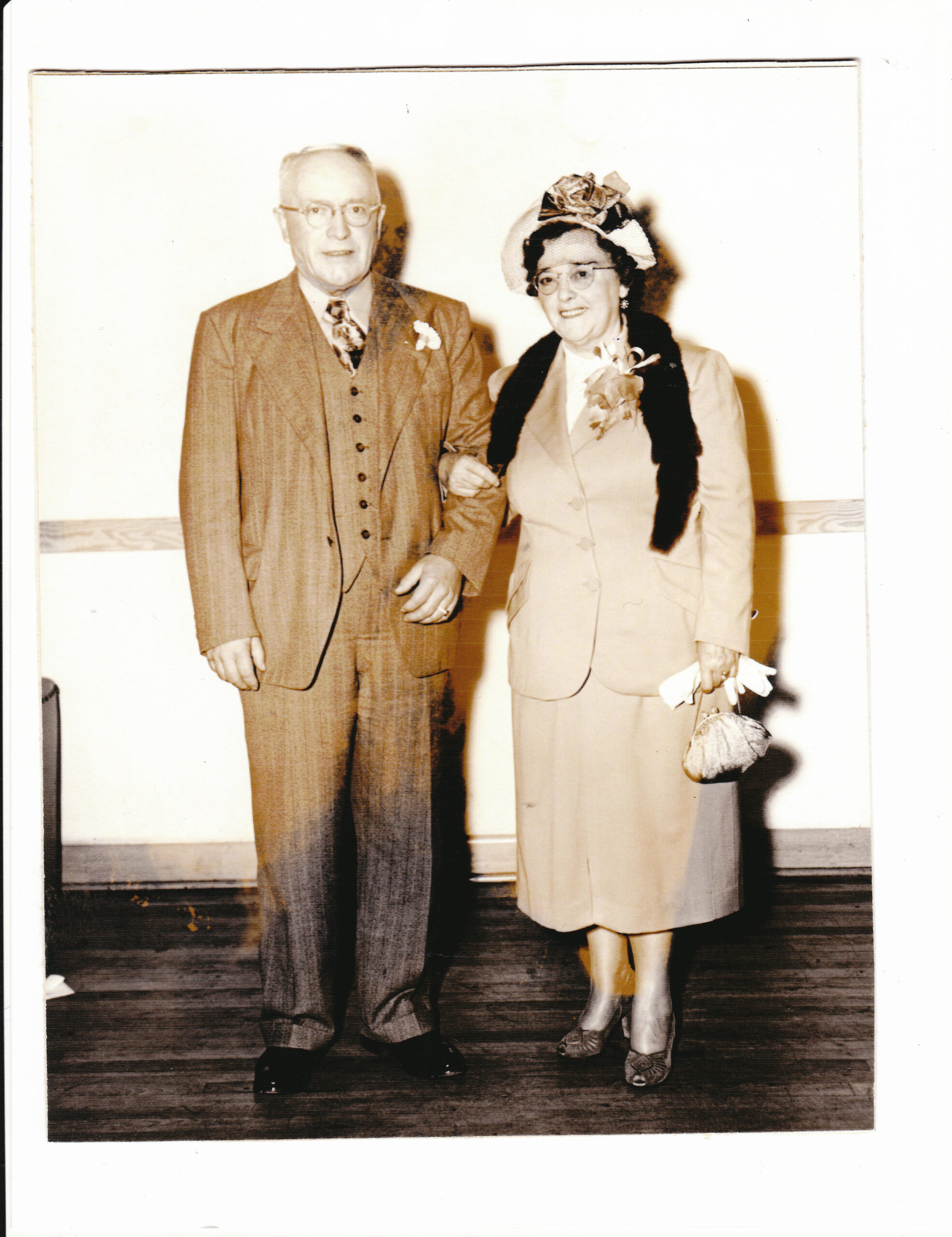 Edward and Elizabeth Ross c1940s with CPR and WID - Chestermere ...